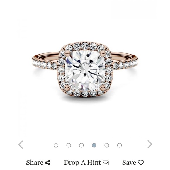 Charles & Colvard | Jewelry | Charles Colvard Moissanite Engagement ...